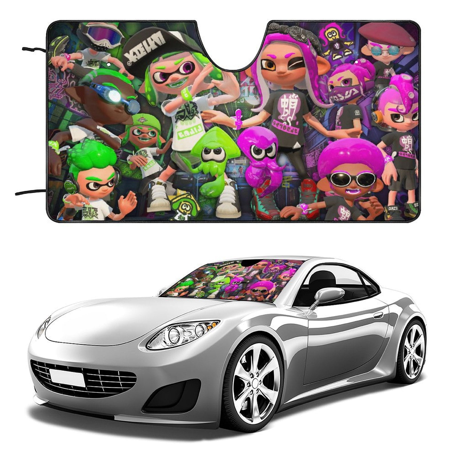 Splatoon Windshield Sun Shade - Car Sun Shade Windshield Keeps Interior ...