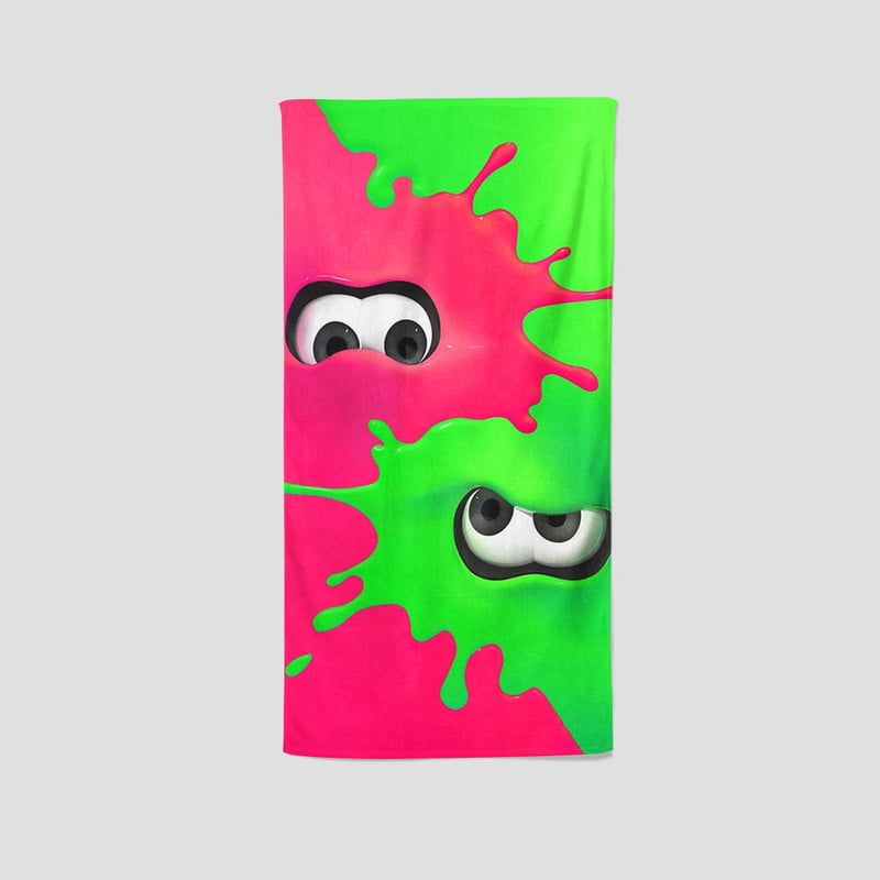 Splatoon created this distinctive towel, a custom gift that fans will ...