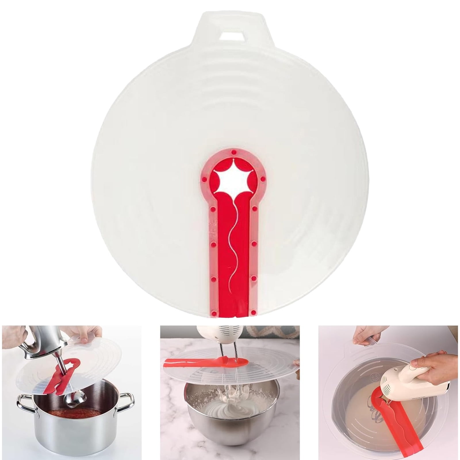 Splatter Guard for Mixer,Hand Mixer Splatter Guard,Cooking Splash Guard ...