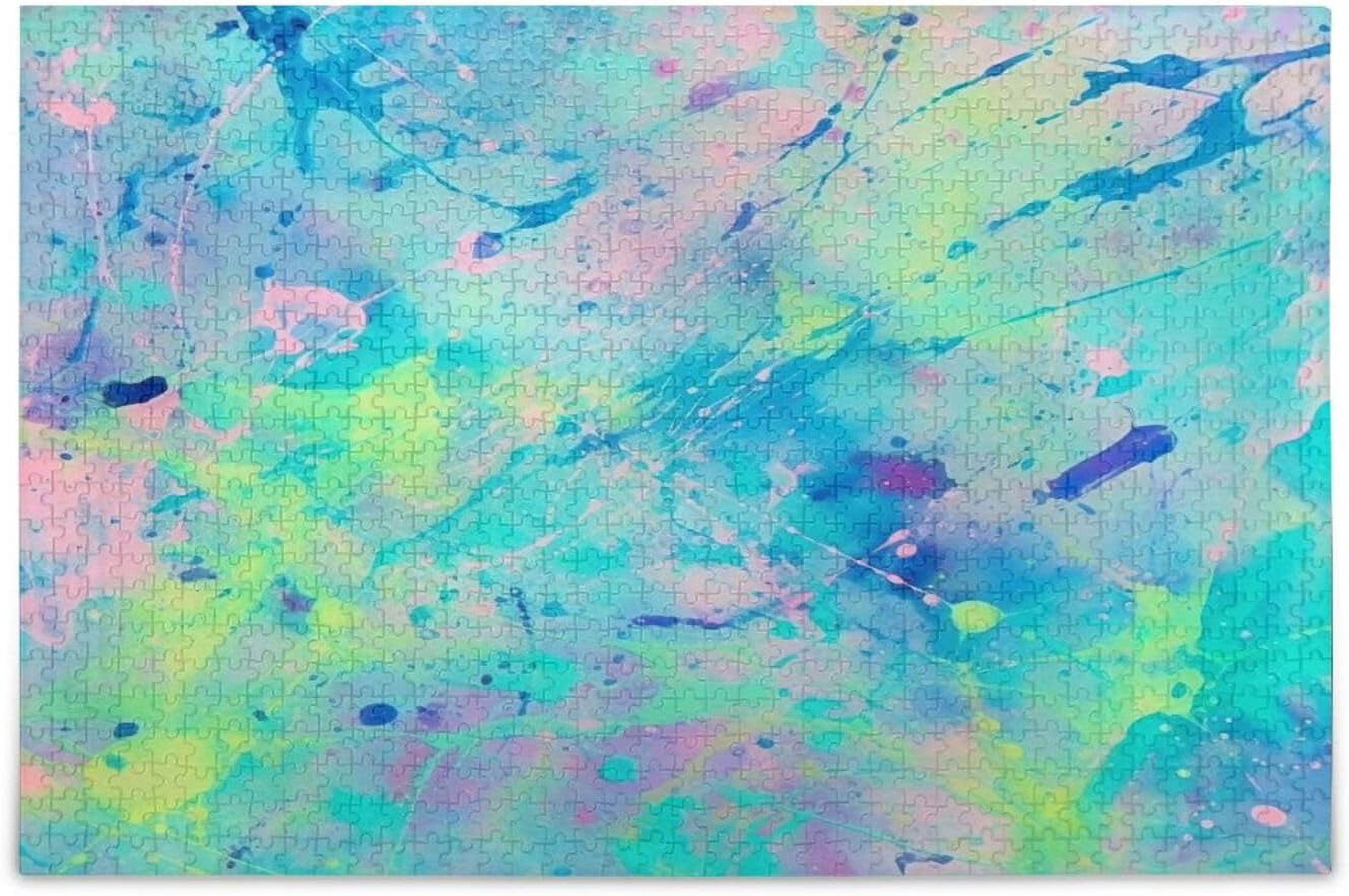 Splatter Painting Jigsaw Puzzles 1000 PiecesPuzzles for Adults Family ...