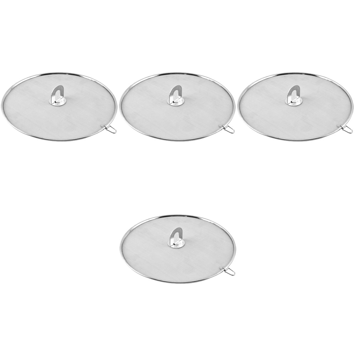 Splatter Screen,4Pcs Kitchen Splatter Screen Stainless Steel Grease ...