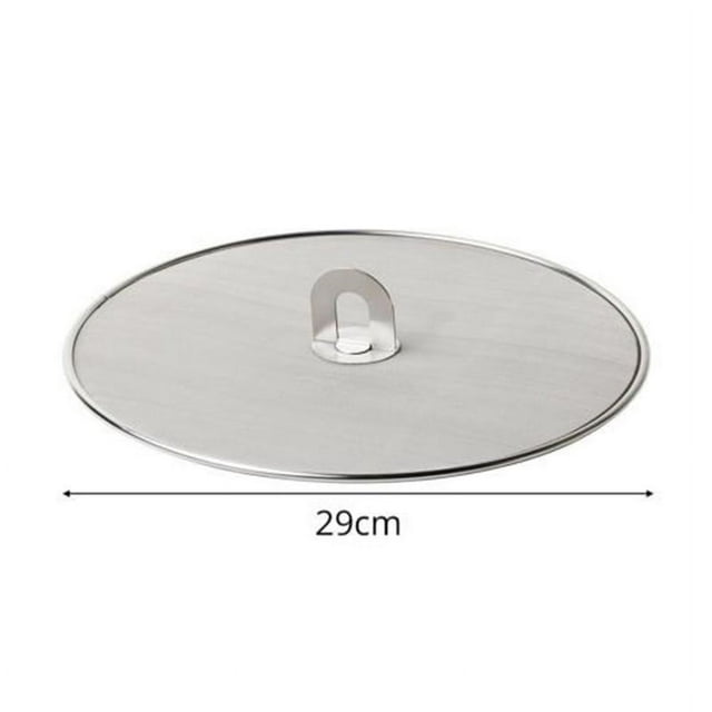 Splatter Screen Anti Grease Frying Pan Splash Guard Stainless Steel Lid ...