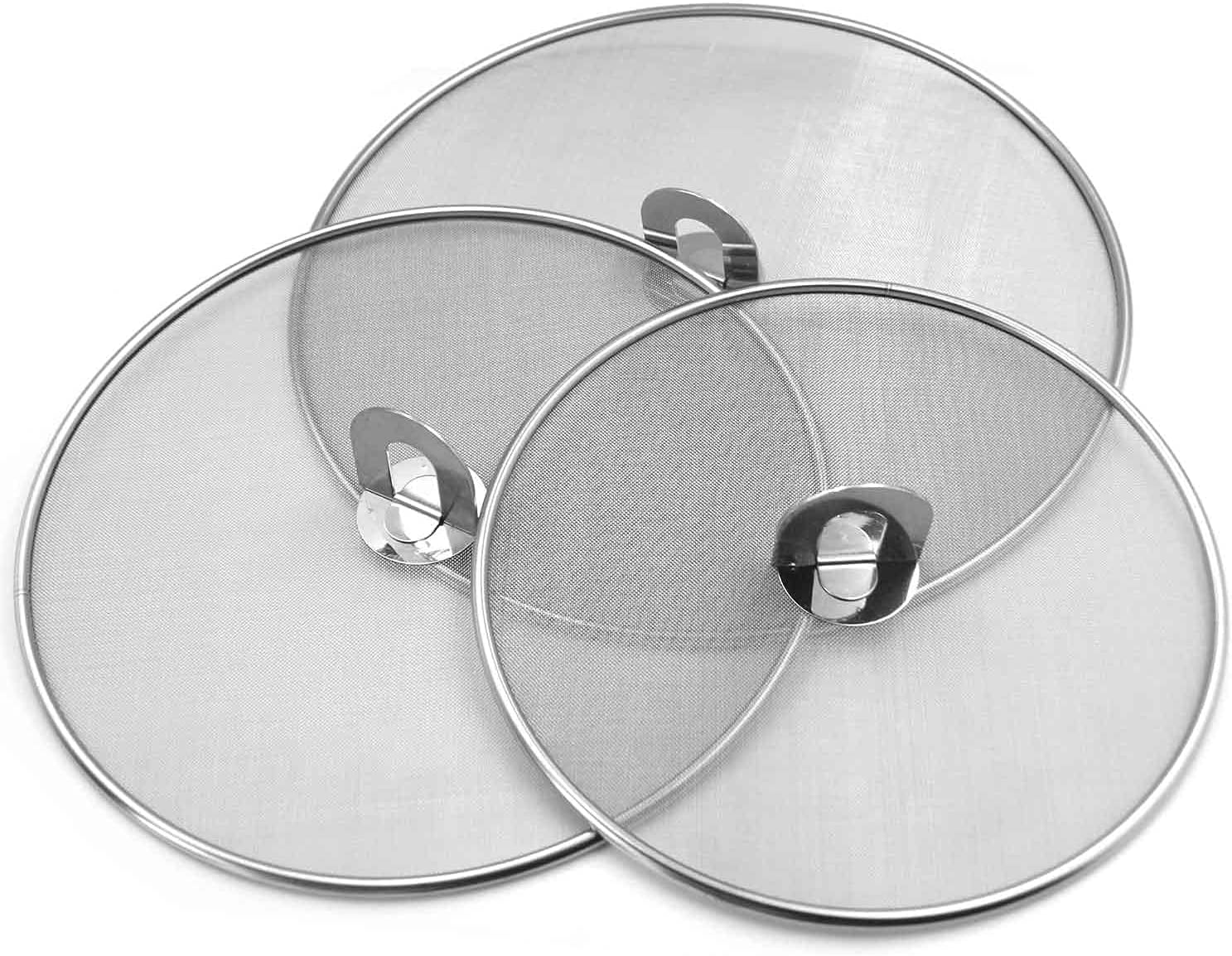 Splatter Screen for Cooking - Stainless Steel Grease Splatter Guard for ...