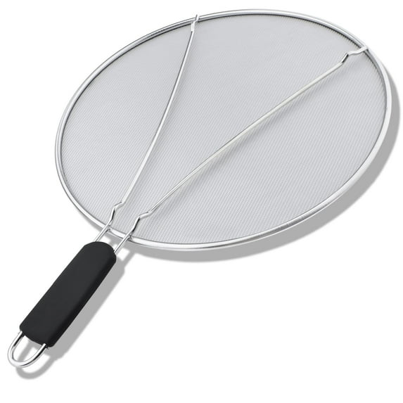 Splatter Screen for Frying Pan – 13’’ Stainless Steel Grease Splatter ...