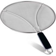 Stainless Steel Splatter Guard with Handle, Oil-Proof Cooking Pot Cover ...
