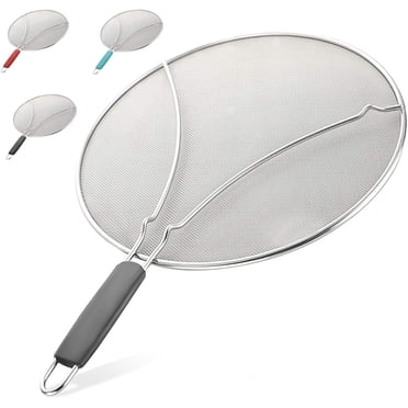 Oil/Grease Splatter Screen for Fry Pan 11.3". Hot Oil Splash Guard ...