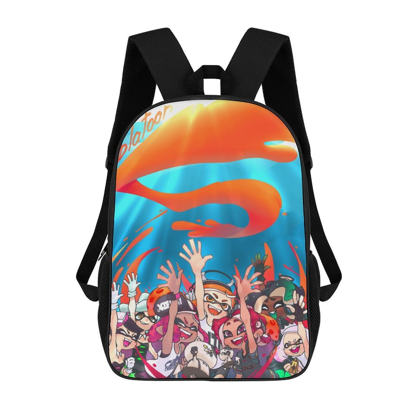 Splatter Splatoon Backpack School Bag Casual Daypack Satchel Bookbag ...
