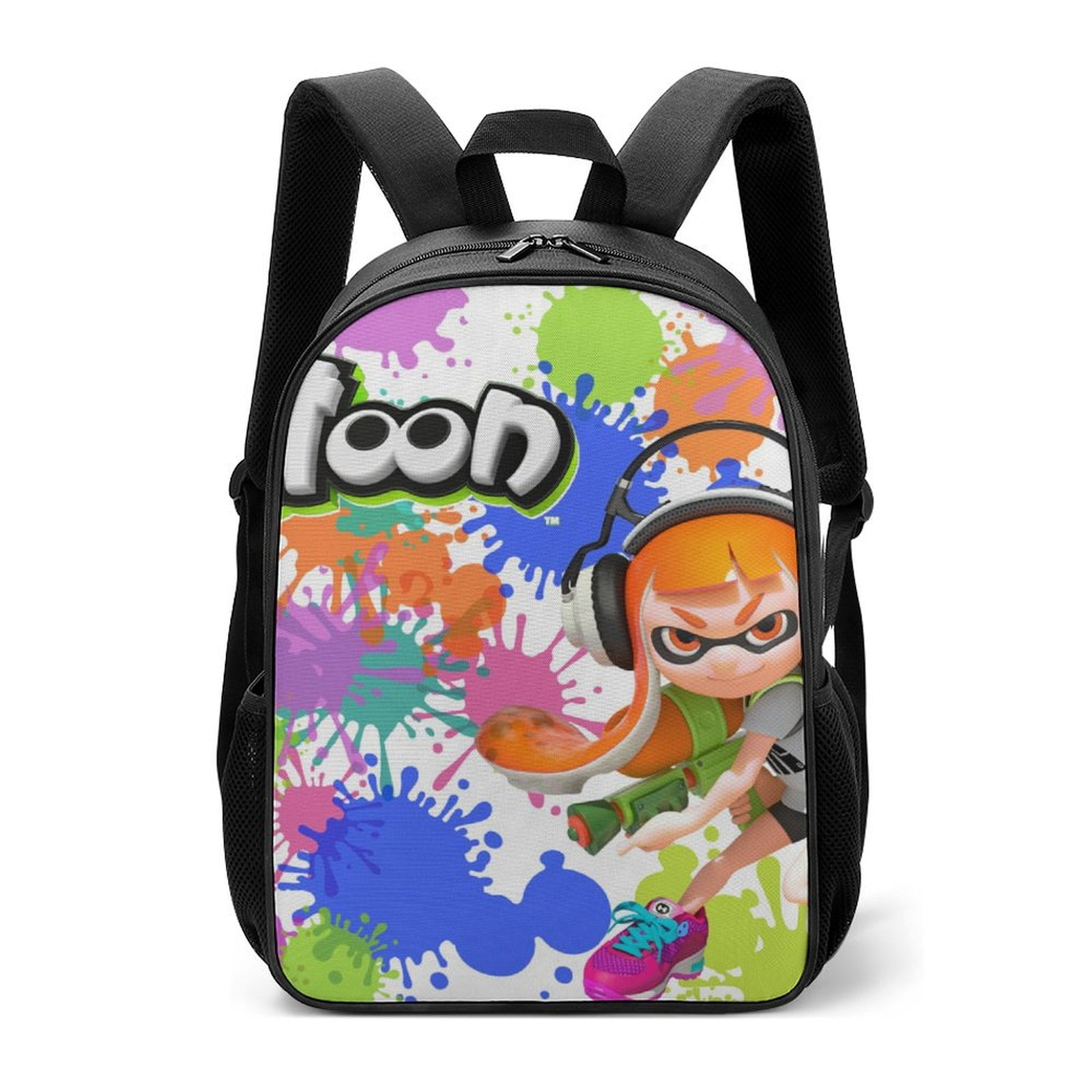 Splatter Splatoon Game Backpack Daypack Multipurpose School Bag Student ...