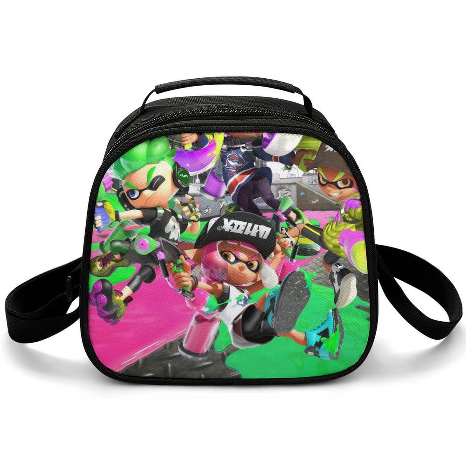 Splatter Splatoon Game Insulated Lunch Bag Portable Lunch Box Reusable ...