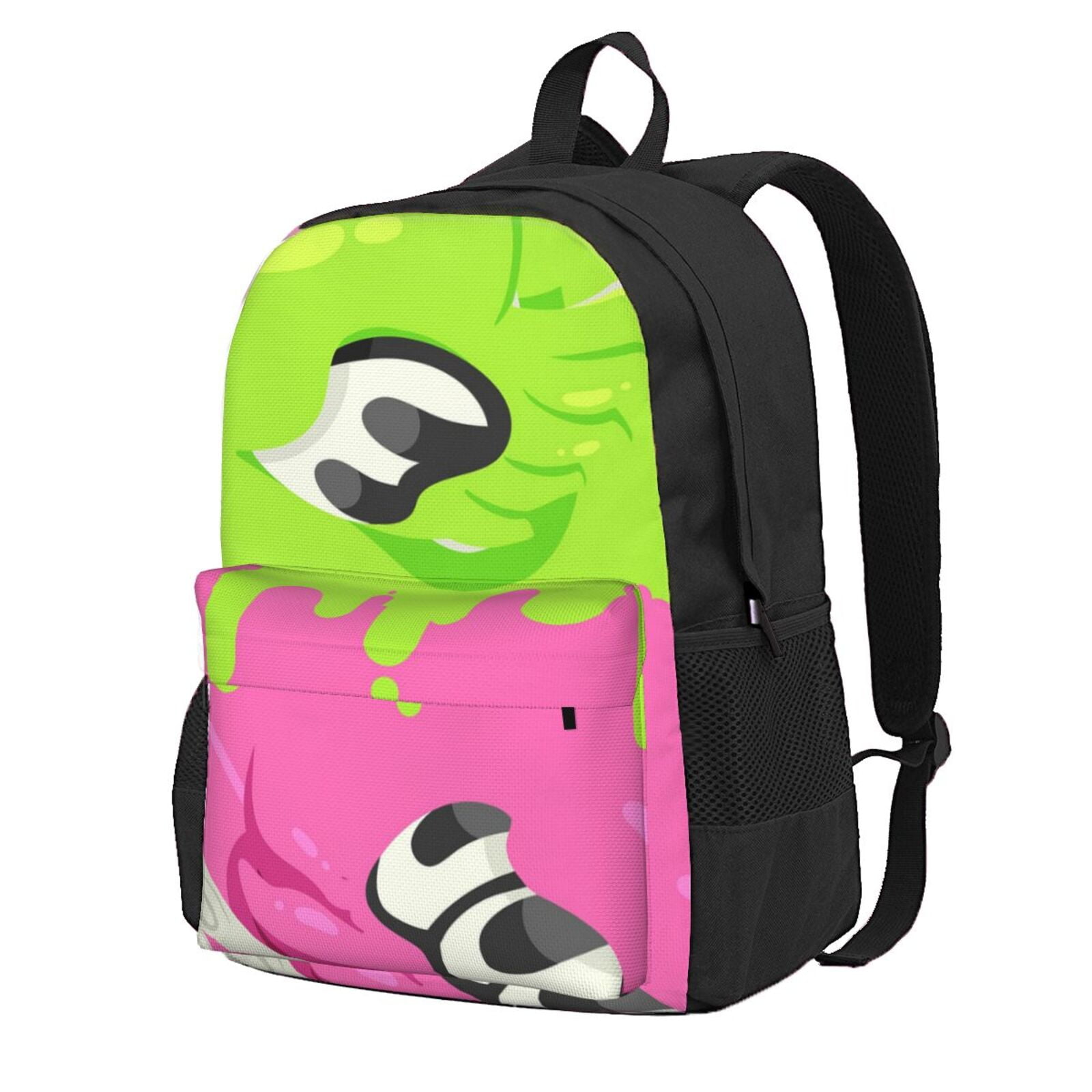 Splatter Splatoon Squid Casual Daypack Laptop Backpack Student School ...