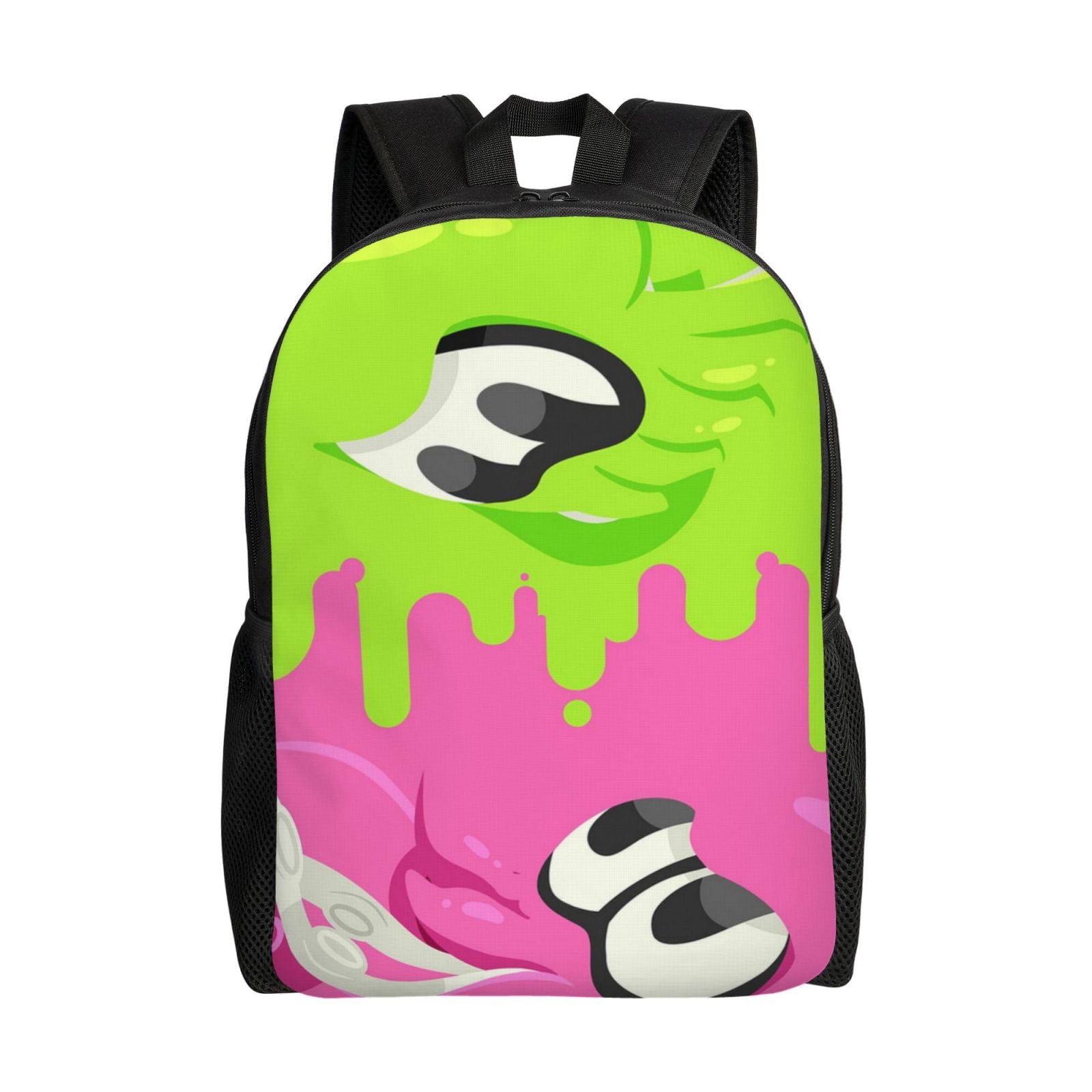 Splatter Splatoon Squid Unisex Backpack Laptop Daypack Adjustable ...
