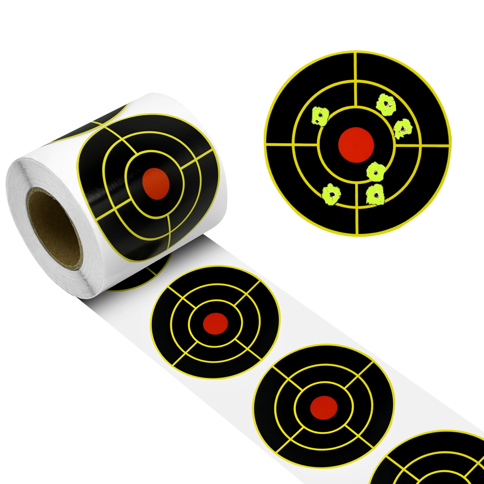 Splatter Target Stickers, 3 Inch Reaction Paper Targets, 250 Pieces ...