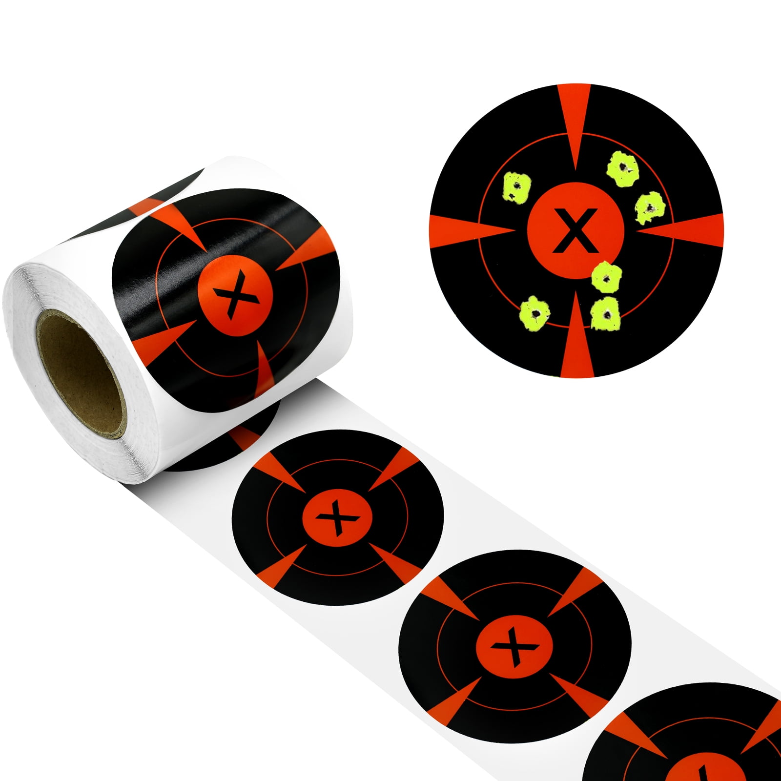 Splatter Target Stickers, 3 Inch Reaction Paper Targets, 250 Pieces ...