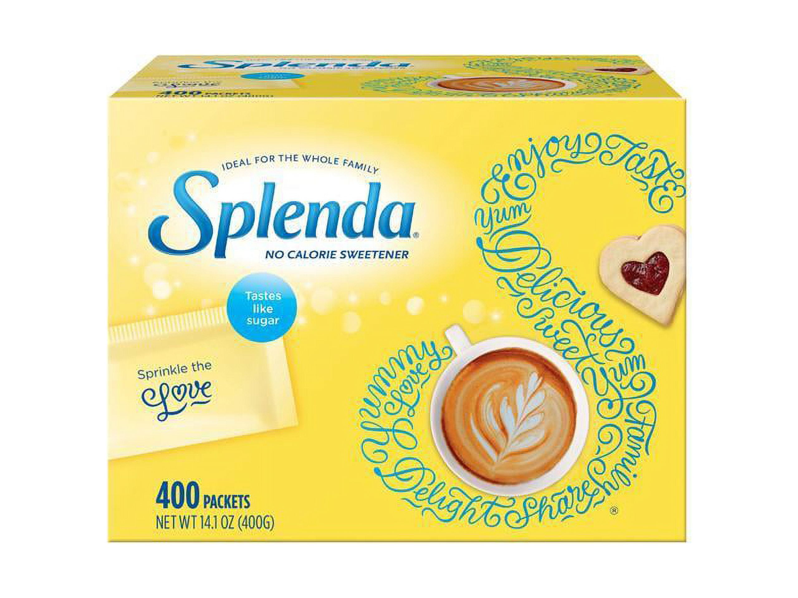 Splenda 200414CT Single-serve Sweetener Packets 400 Per Box - 6 Box Per ...