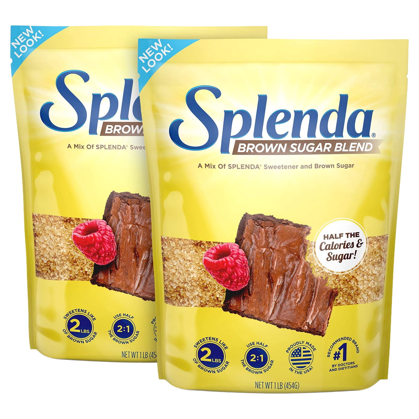 Splenda Brown Sugar Blend 16 Ounce Pack of 2 Sweetener for Baking ...