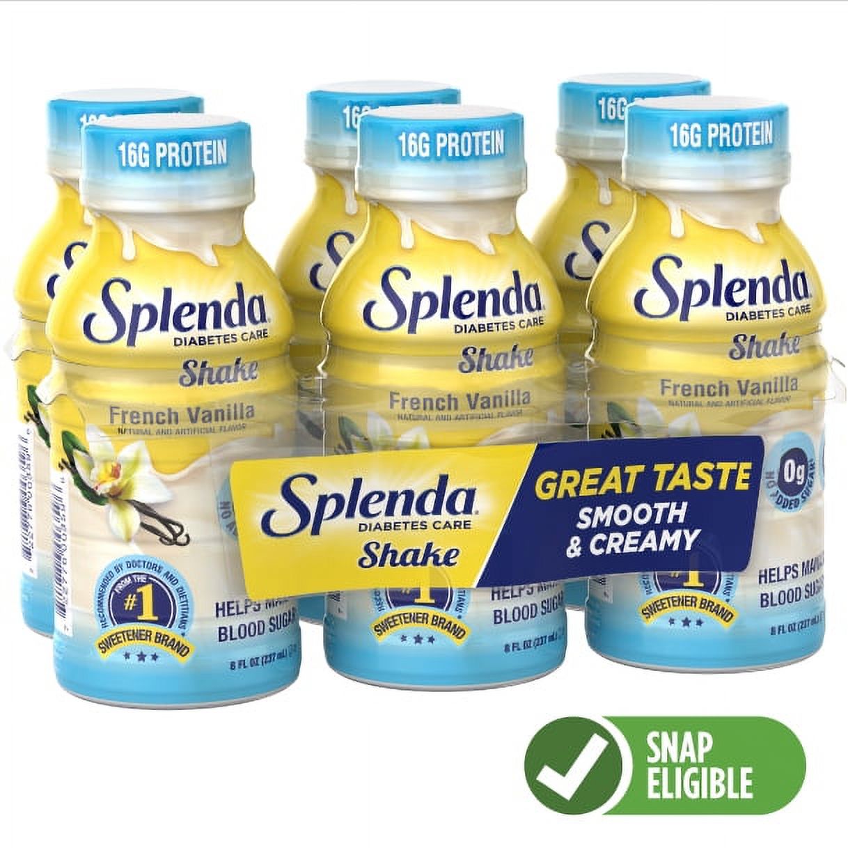 Glucerna Original Diabetic Protein Shake, Homemade Vanilla, 8 fl oz ...