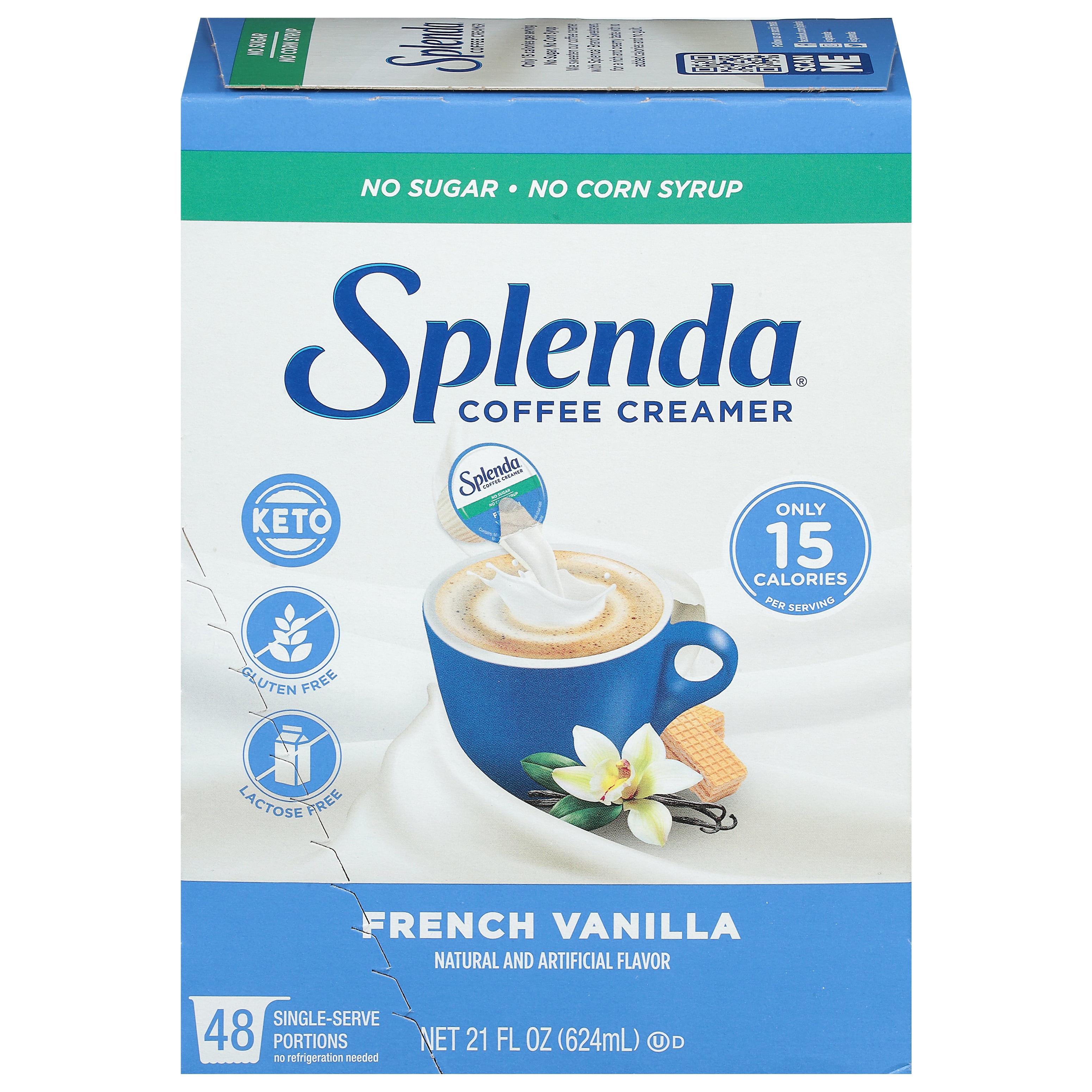 Splenda French Vanilla Coffee Creamer Cups - 48ct - Walmart.com