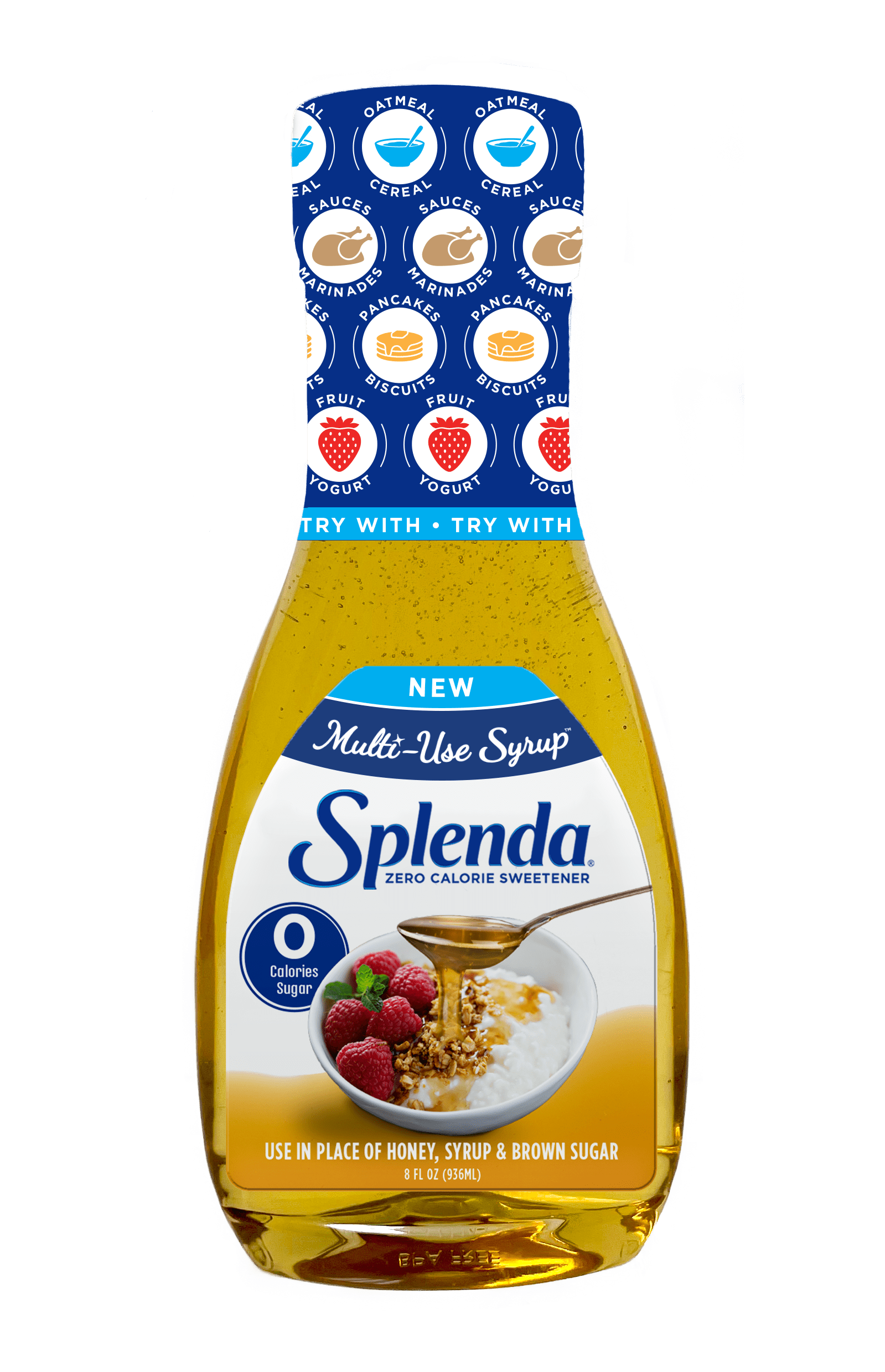 Splenda Zero Sugar Pancake Substitute - Multi-Use Sugar-Free Sweetened ...