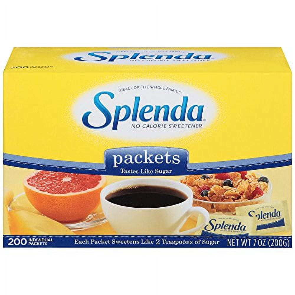 Splenda Sweetener, 200 Count Packets, Sugar Substitute - Walmart.com