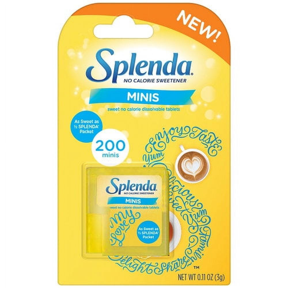 Splenda Artificial Sweetener Minis - Sugar Substitute Without Calories ...