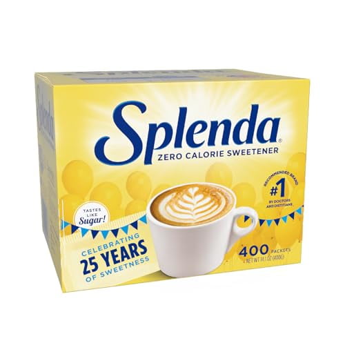 Splenda Zero Calorie Sweetener Packets, 400 Count , 3 Pack - Walmart.com