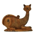 Splendid Fiber Stone Statue Cat - Benzara - Walmart.com