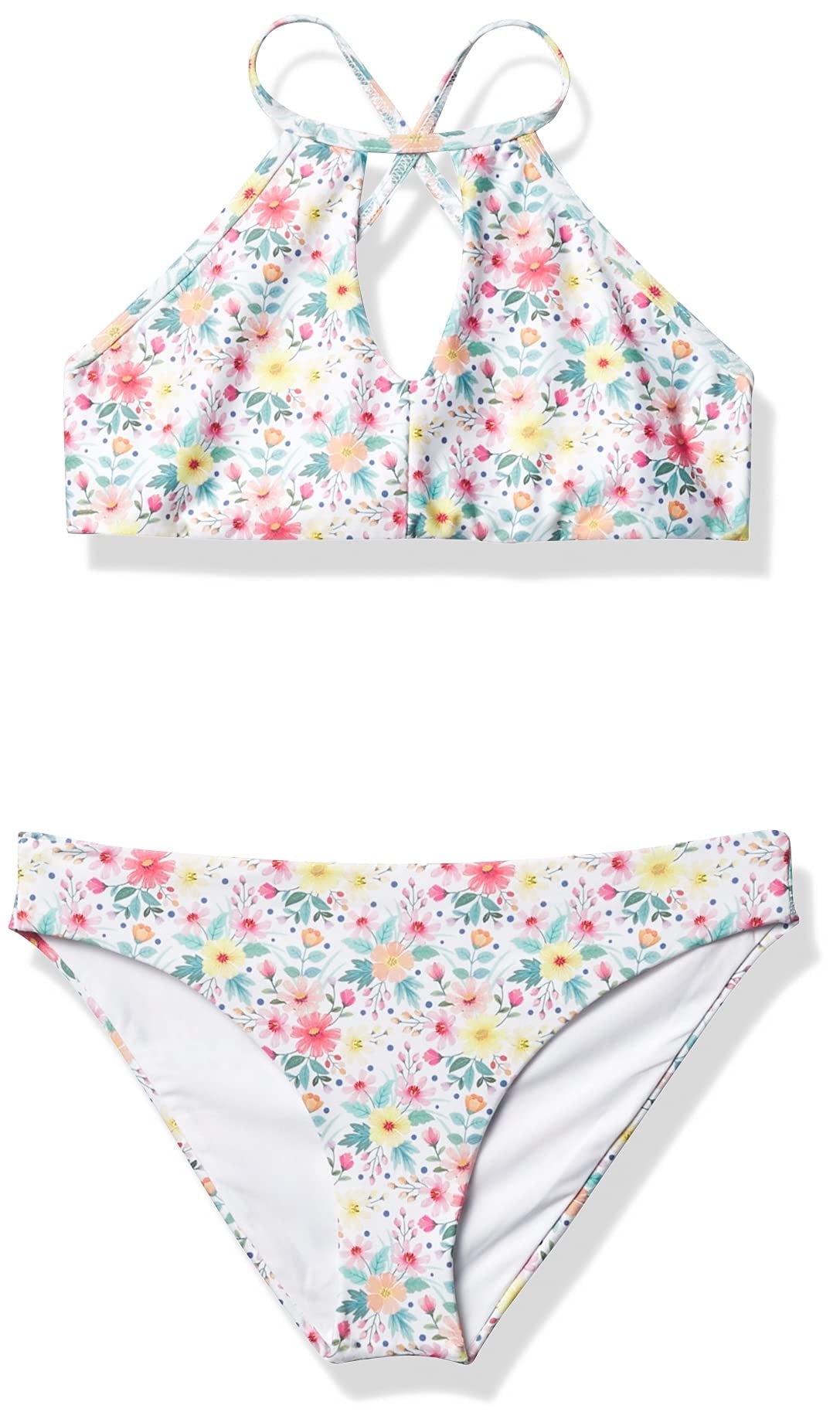 Splendid Girls' Spellbound HI Neck Bra Set, Multi, 14 - Walmart.com