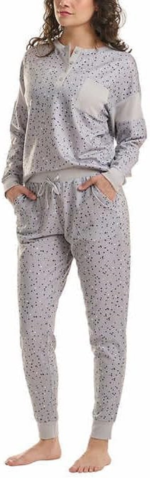 Splendid Ladies' 2-piece Lounge Pajama Set (Gray, Large) - Walmart.com