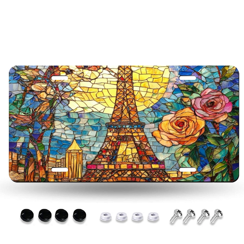 Splendid Paris Eiffel Tower France Oil Painting Artwork Picture License ...