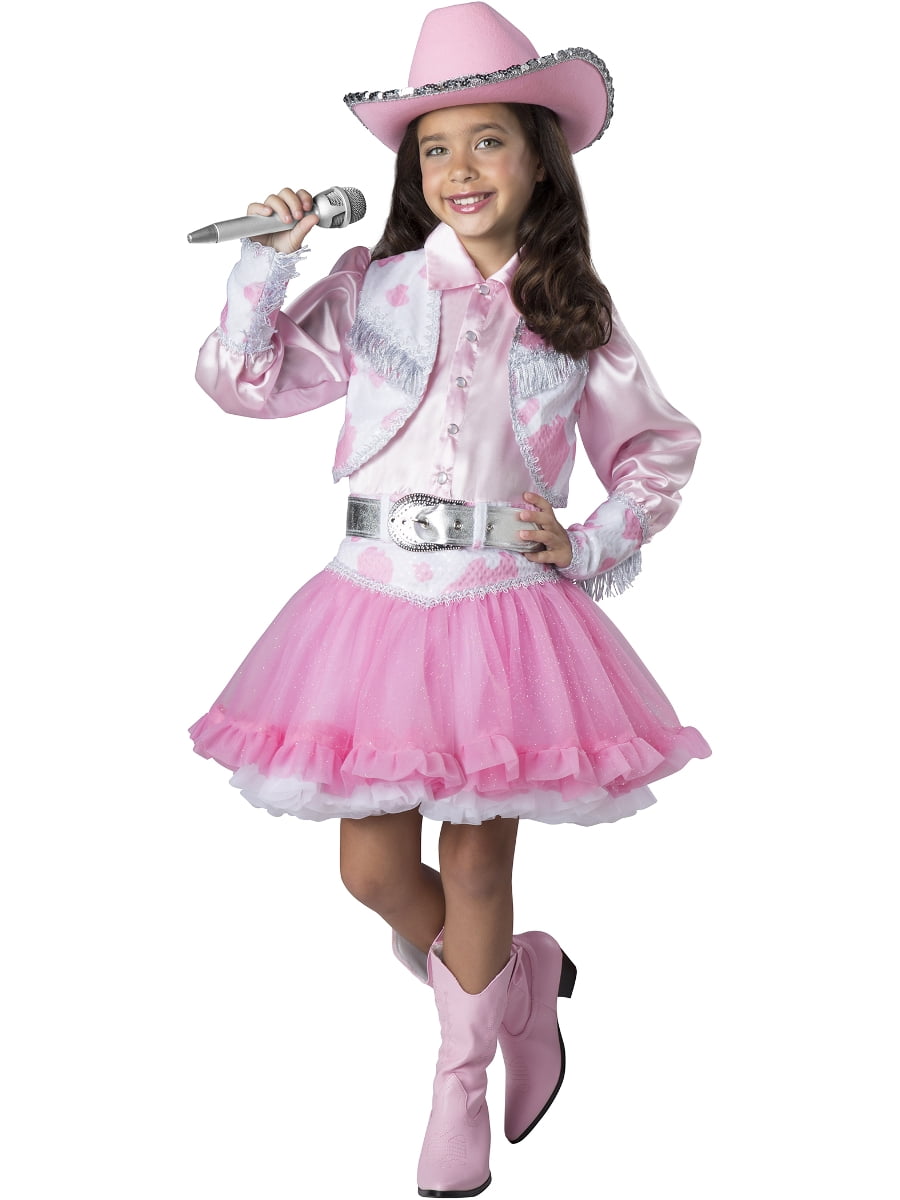 Splendiferous Costumes Pink Country Pop Star Singer Girl's Costume ...