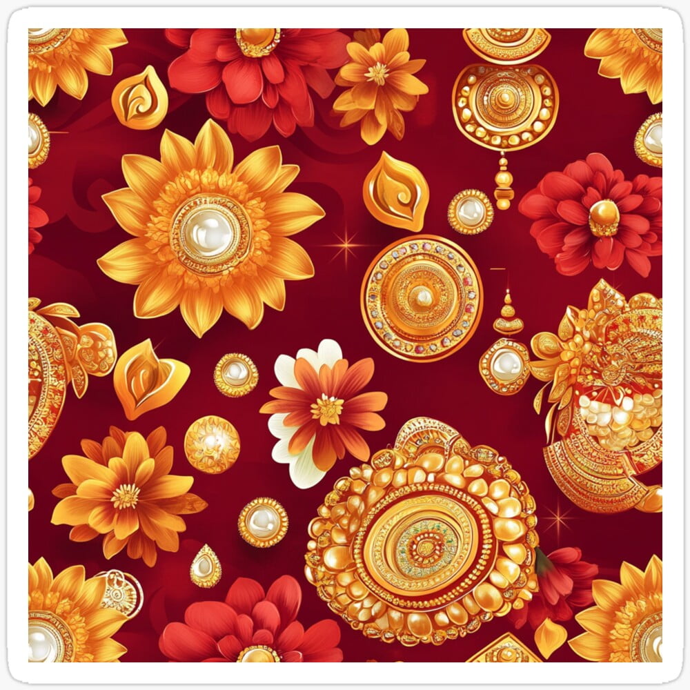 Splendor Of Indian Jewelry Sticker Kir-318 - Walmart.com