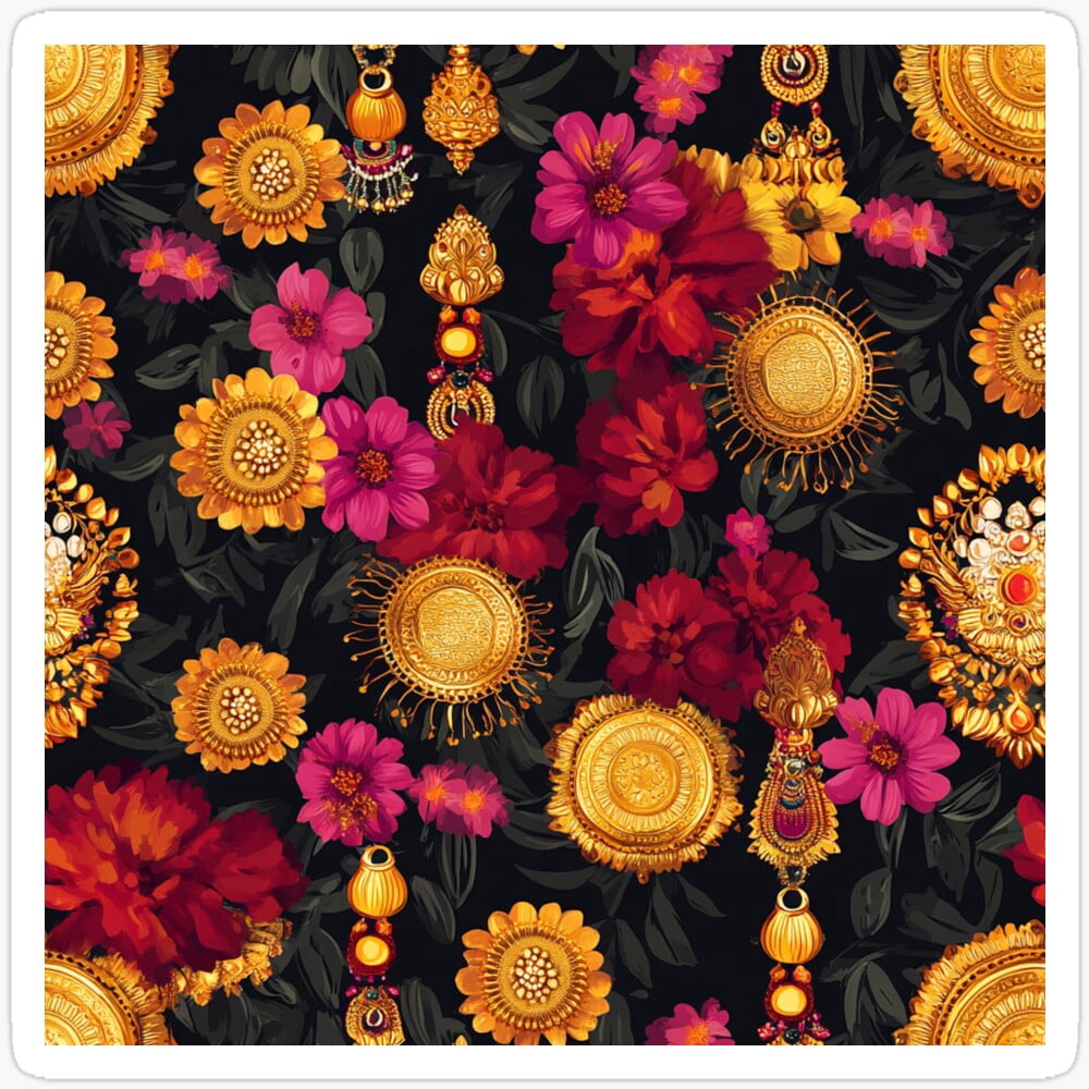 Splendor Of Indian Jewelry Sticker Kir-331 - Walmart.com
