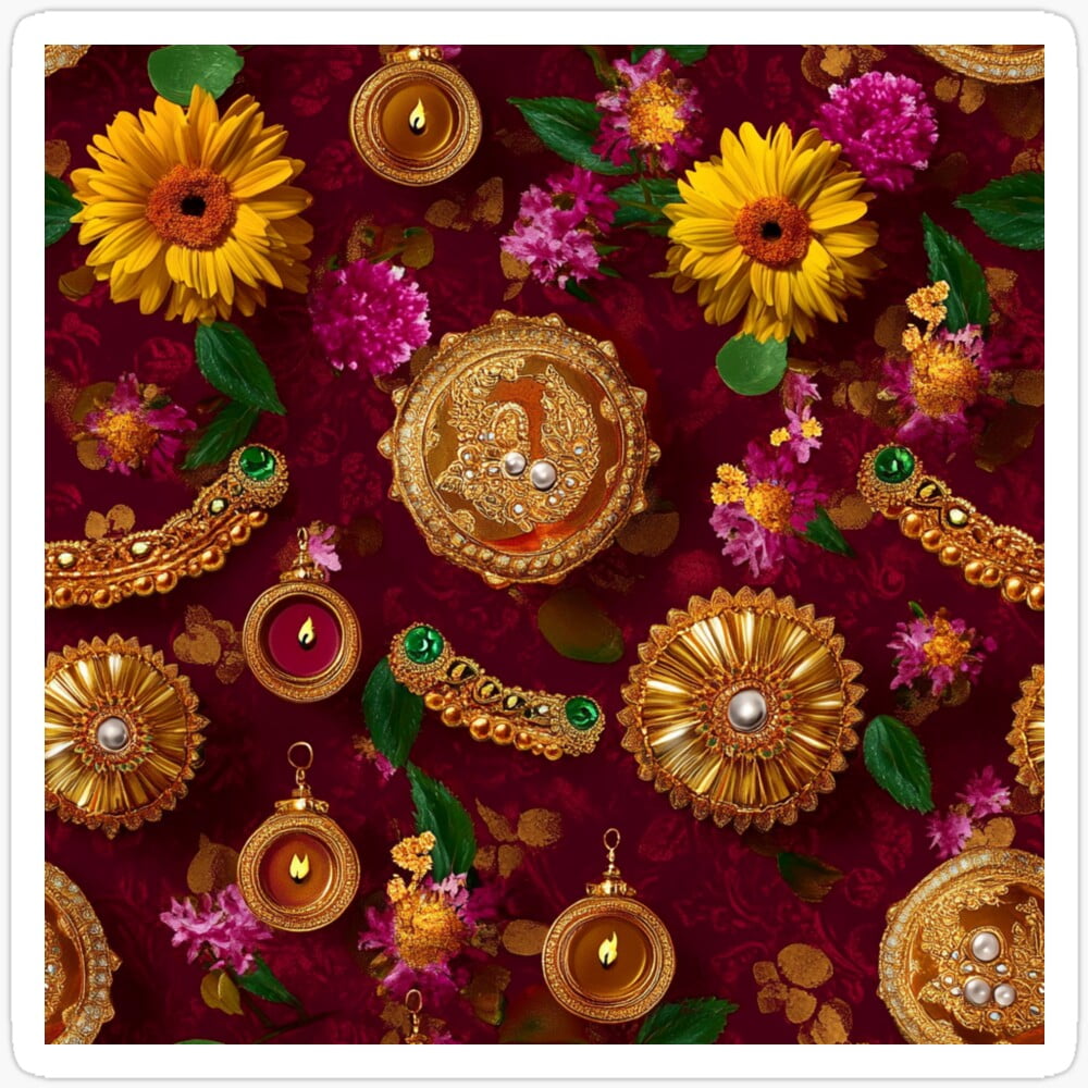 Splendor Of Indian Jewelry Sticker Kir-333 - Walmart.com