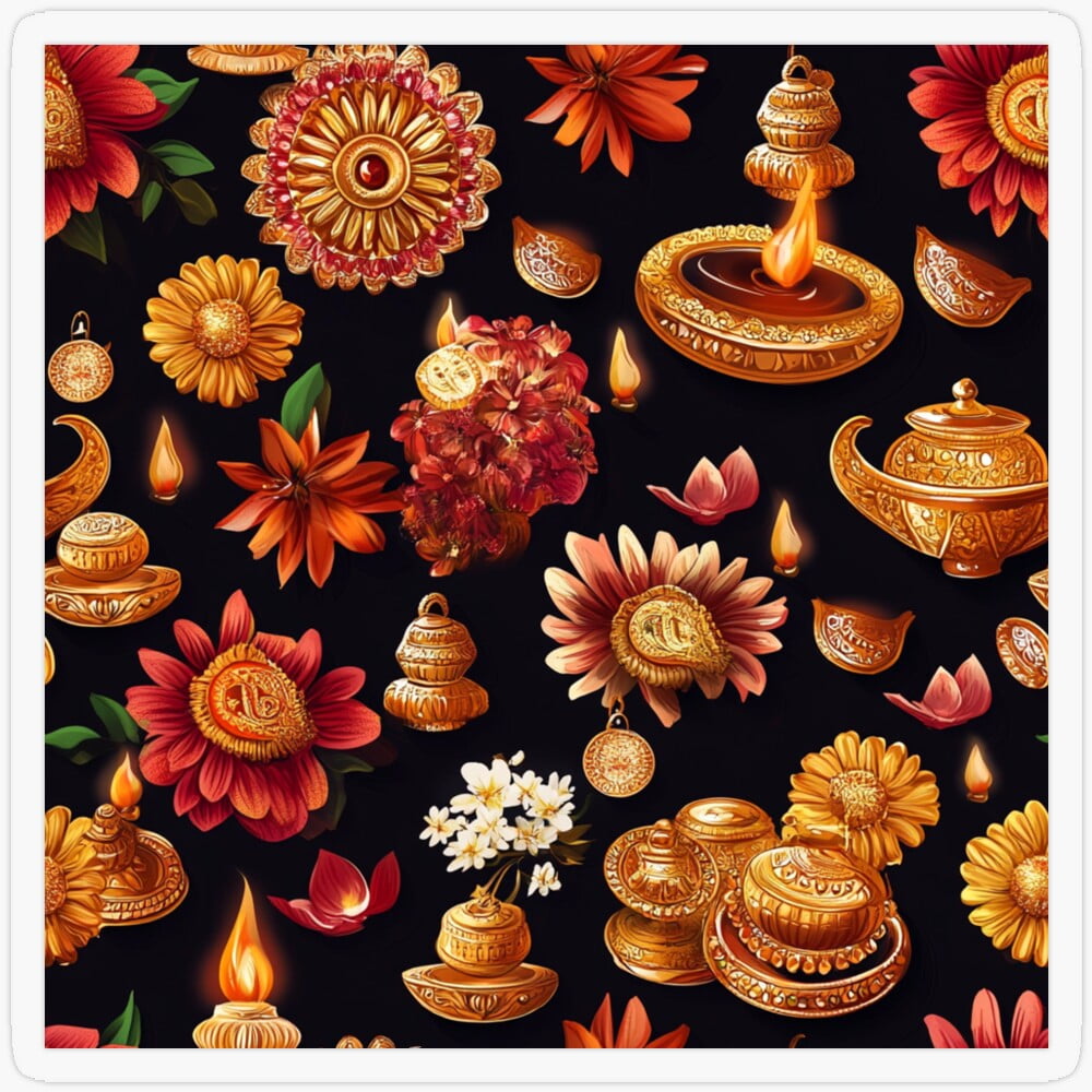 Splendor Of Indian Jewelry Sticker Kir-340 - Walmart.com