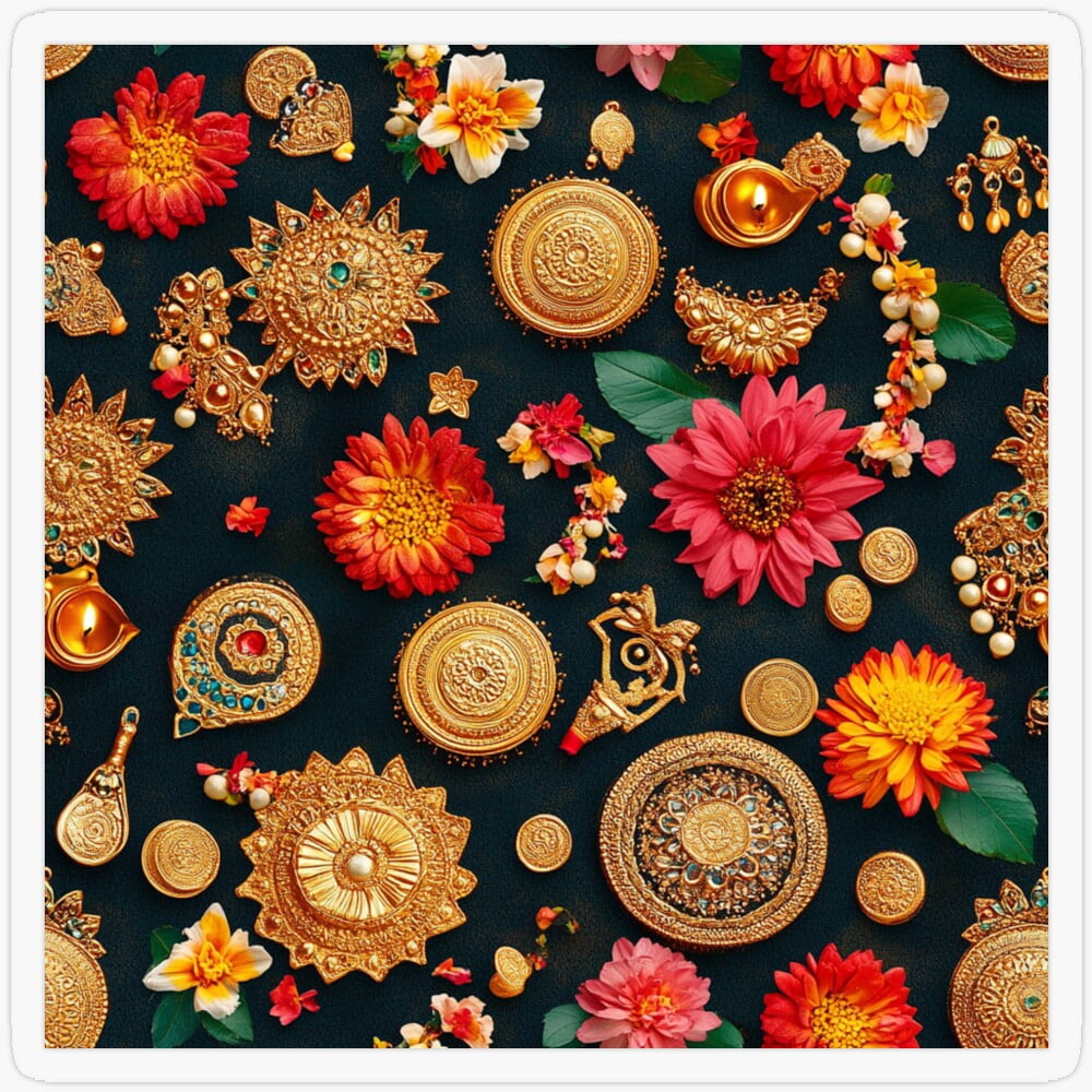 Splendor Of Indian Jewelry Sticker Kir-344 - Walmart.com