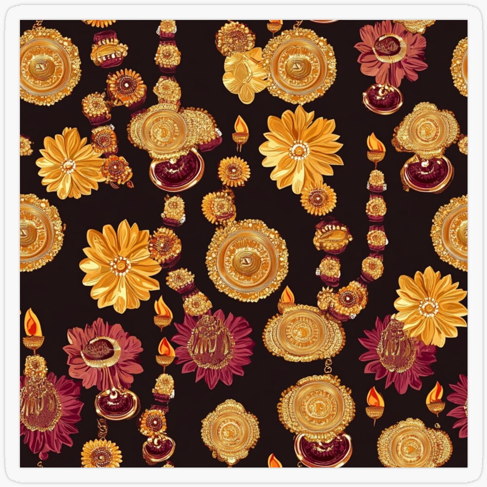 Splendor Of Indian Jewelry Sticker Kir-348 - Walmart.com