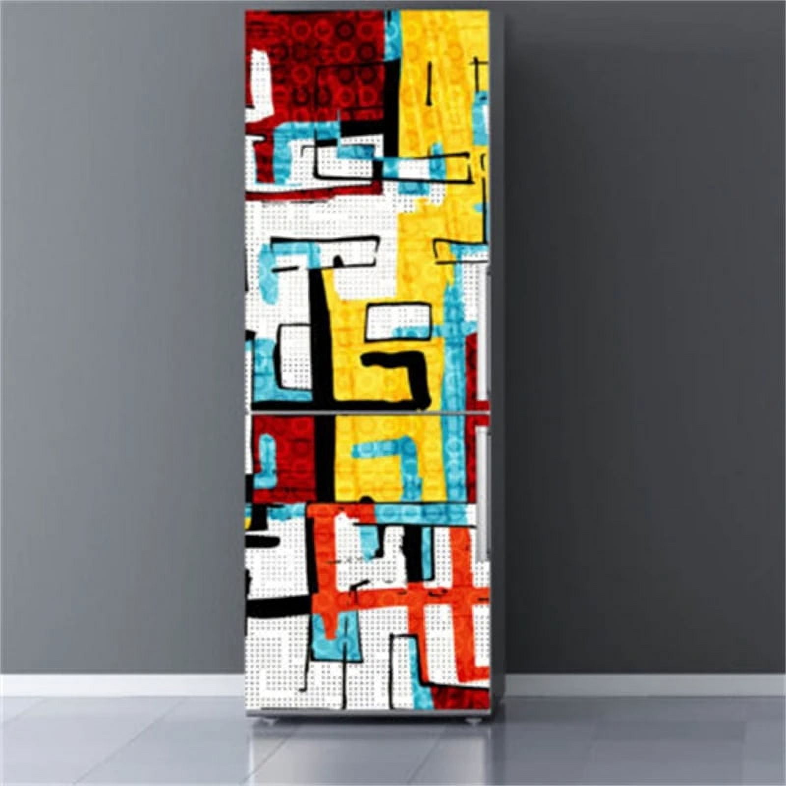 Splice Graffiti 3D Fridge Sticker Mural Waterproof Removable Hippies ...