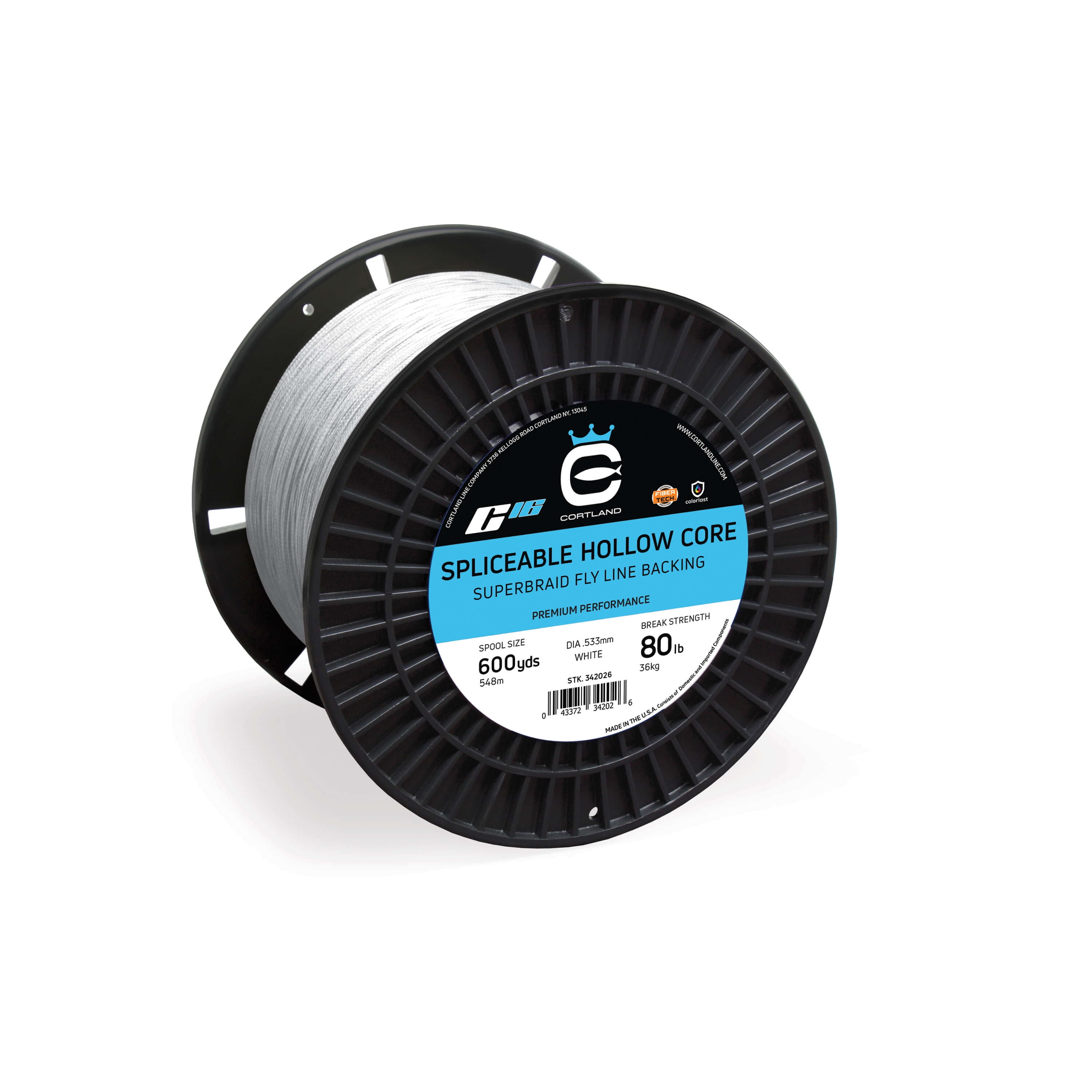 Spliceable Hollow Core Fly Line Backing - White - Walmart.com