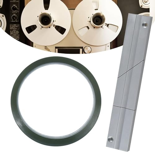 Splicing Block Kit, Tape Splicing Set Aluminum Studio Grade for 1/4 ...