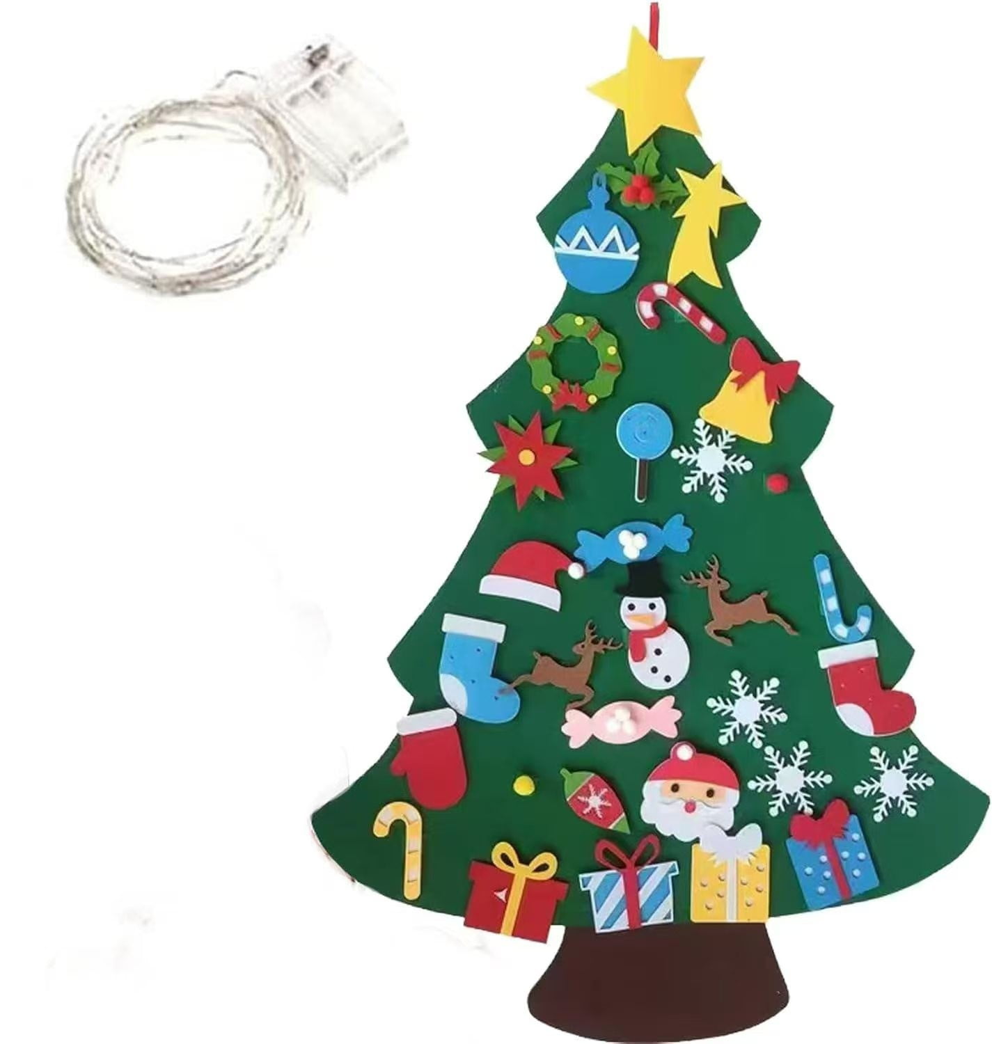 A Splicing Felt Christmas Tree Decorations With 25 Accessories And ...