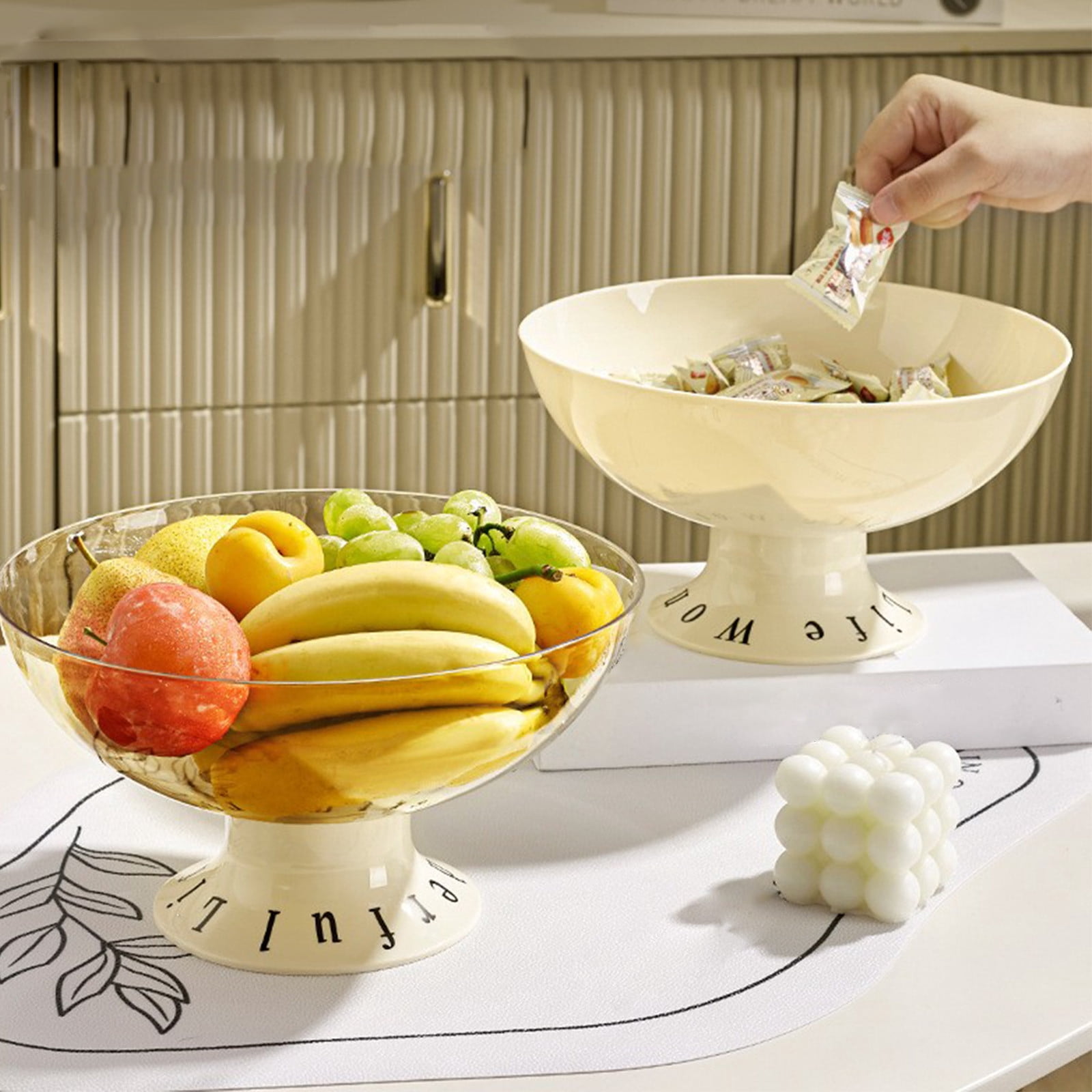 Splicing Fruit Container European Style Home Living Room PET Fruit ...