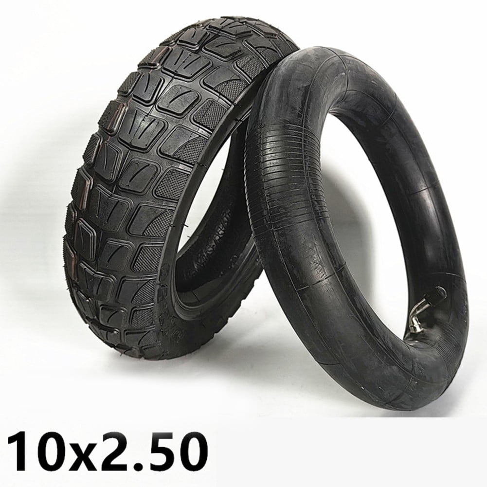 Splihome 10 inch 10X2.50 Outer Tire+inner Tube Pneumatic Wheel Tire ...