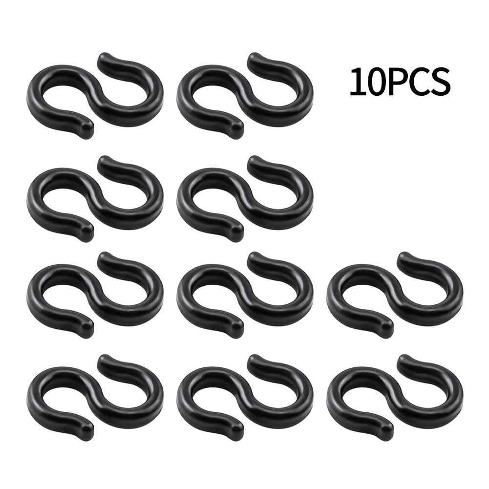 Splihome 10Pcs Bicycle Brake Gear Cable S Style Clips Rotating Buckle ...