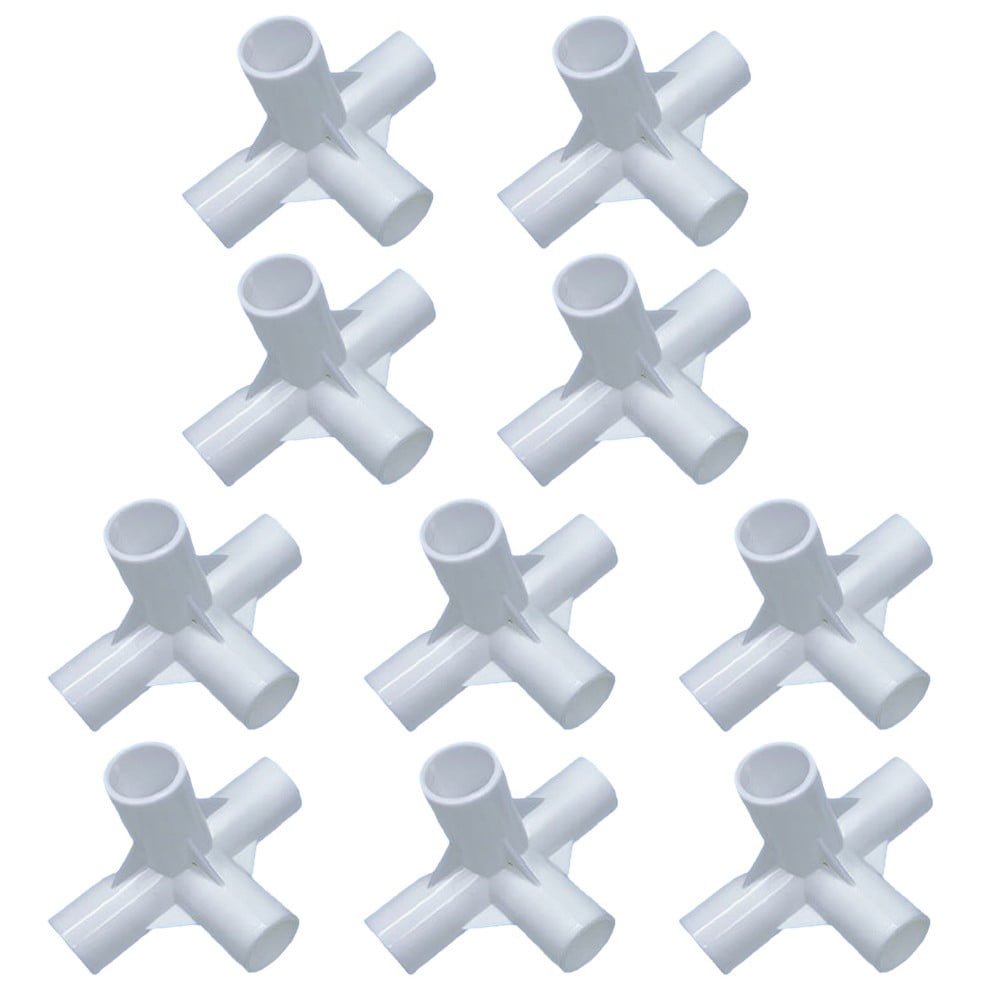 Splihome 10Pcs Camping Tent Pole Tee Connector Canopy Pole Tees Fixed ...