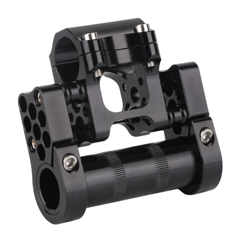 Splihome 1Pc Folding Bike Porous Stem Adjustable Dual Stem Bicycle 25.4Mm Deformation Hollow ...