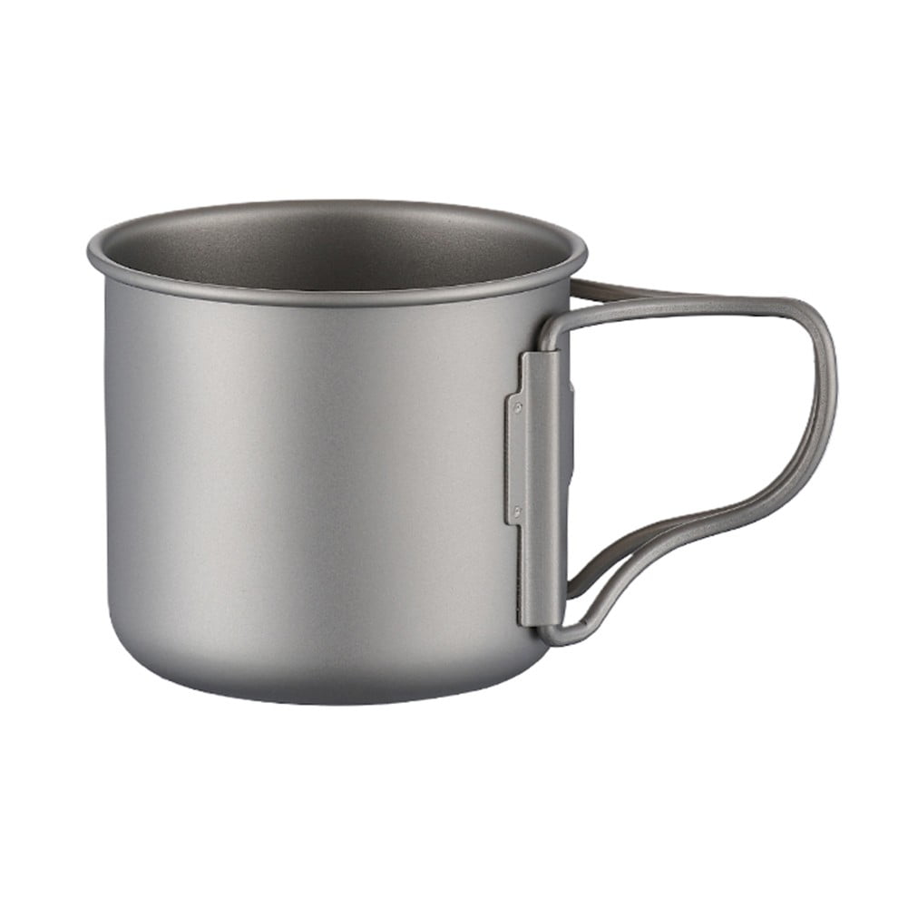 Splihome 200Ml-750Ml Portable Pure Ti Cup Foldable Hhandle For Camping ...