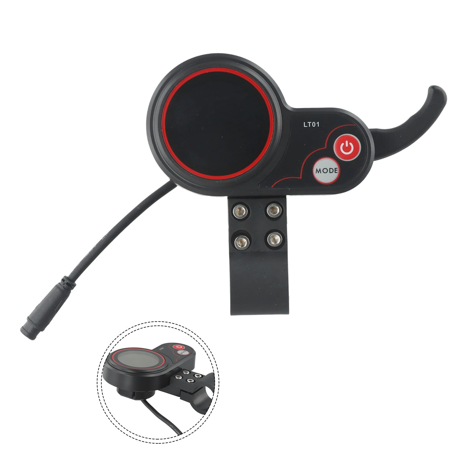 Splihome 36-60V Electric Scooter Bicycle Lt01 Lcd Display Control Panel for-Mantis-Kaabo 10 ...