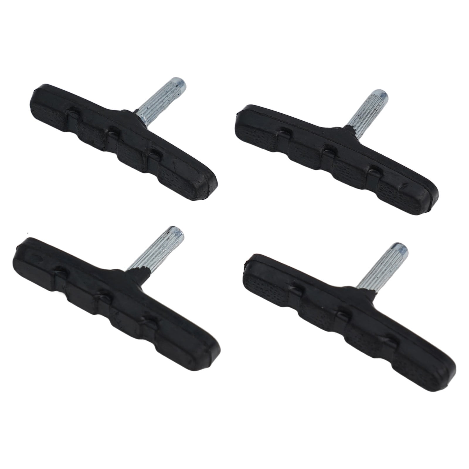 Splihome 4 Pcs Brake Shoe Road Bikes Brakes Rubber Black for Pads Block ...