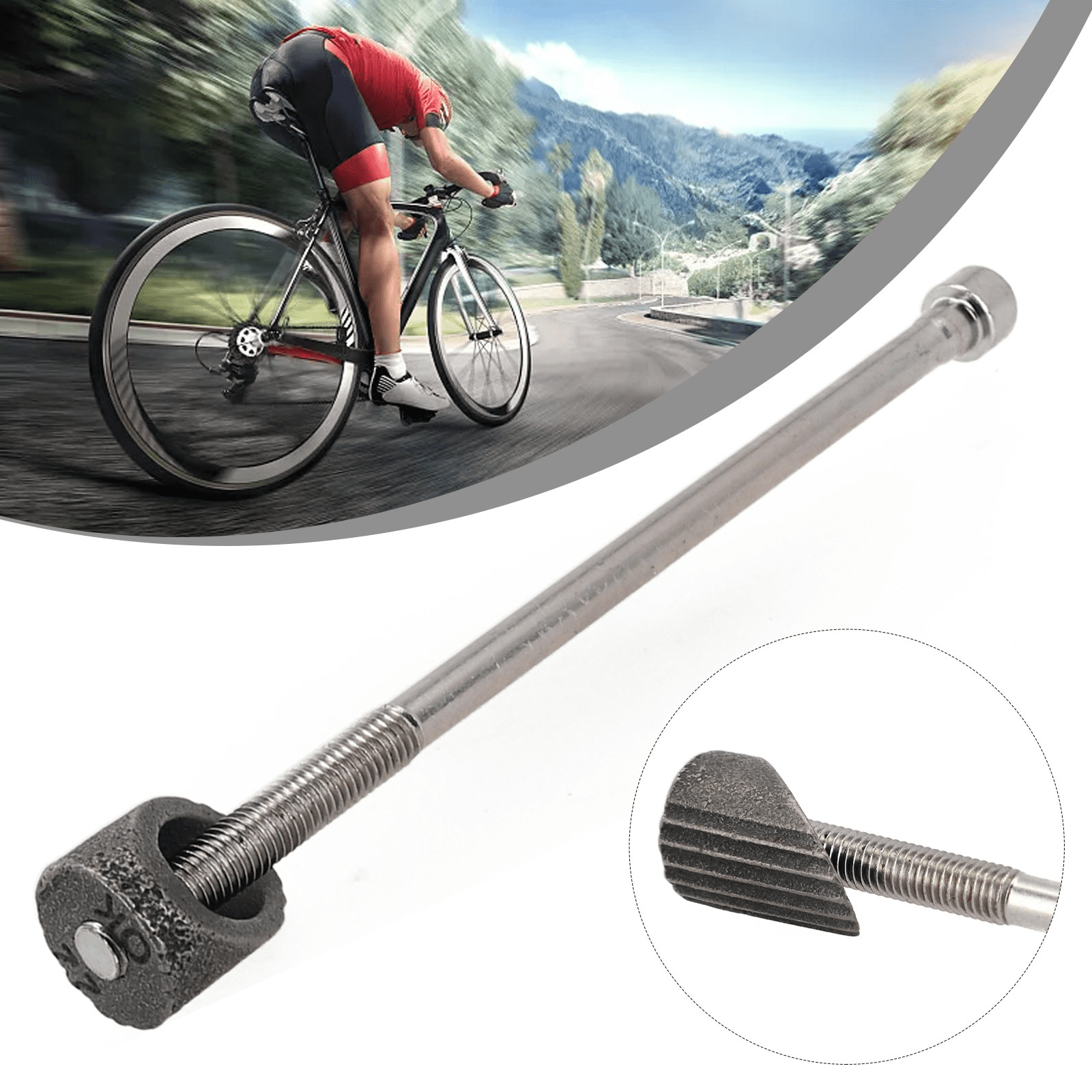 Splihome Bike Steel Stem Adapter Bolt & Wedge, Wedge Bolt,22.2mm For ...