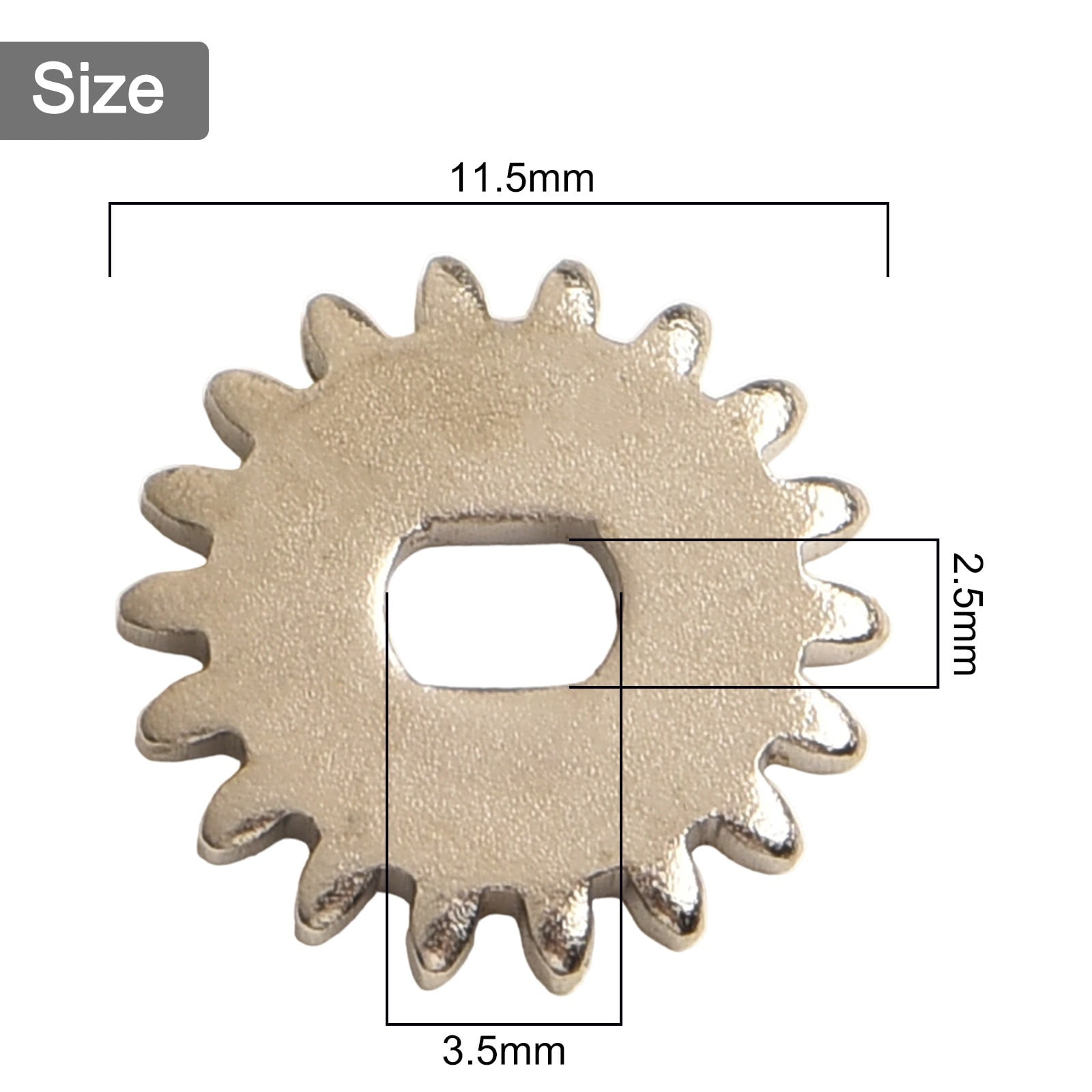 Splihome Fishing Reel Parts Spinner Wheel Ratchet Gear Metal for ...